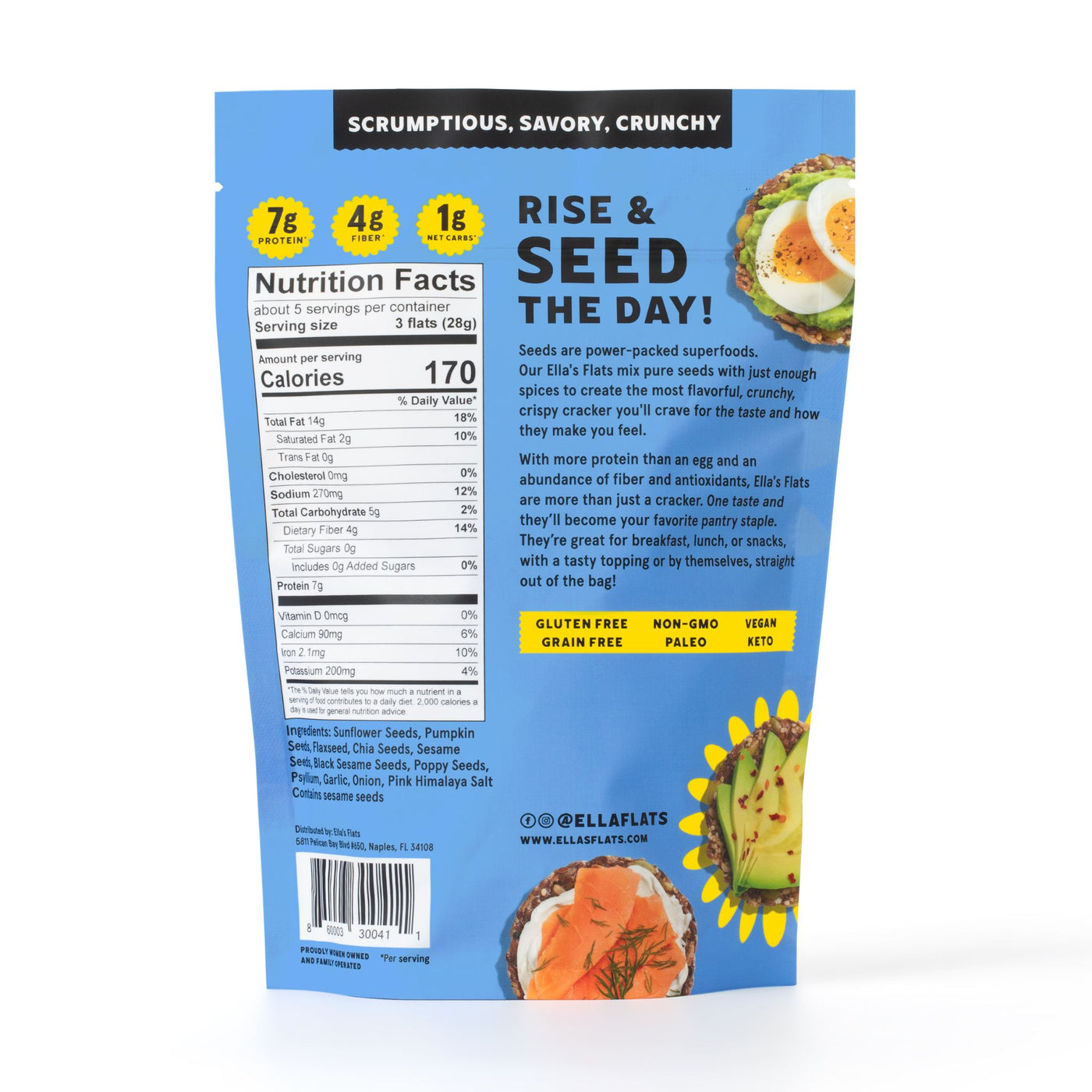 Ella’s Flats Everything Crackers | Best-Seller | Savory & Gluten-Free ...