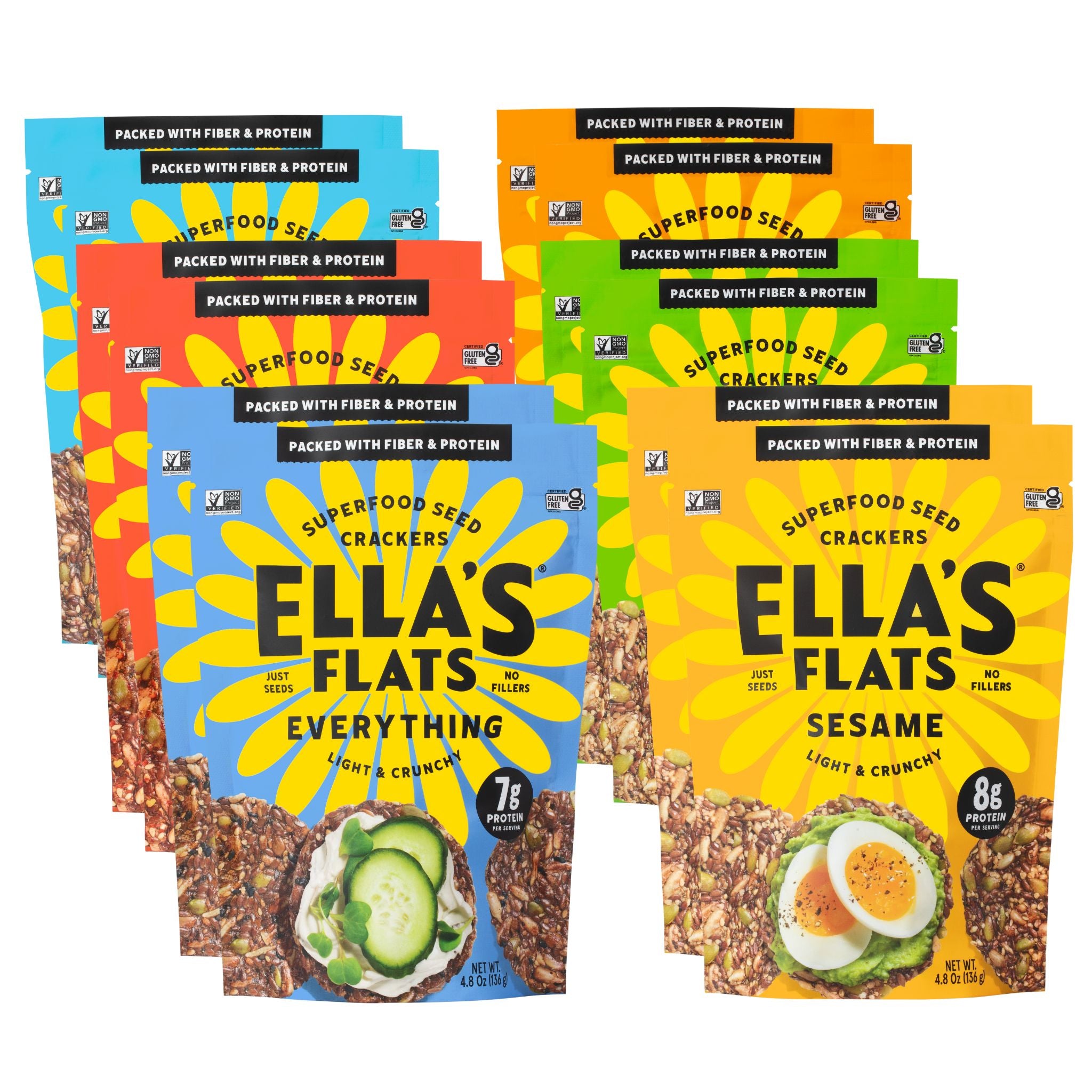 Ella’s Flats Variety 12-Pack | Double the Flavors, Double the Fun ...